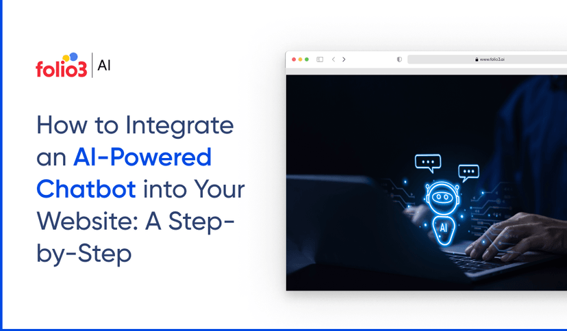 How to Integrate an AI-Powered Chatbot into Your Website | Folio3 AI