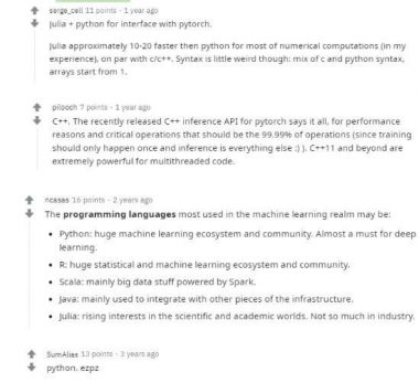 21 Best Languages for Machine Learning 2021 (Updated List) - Folio3.Ai