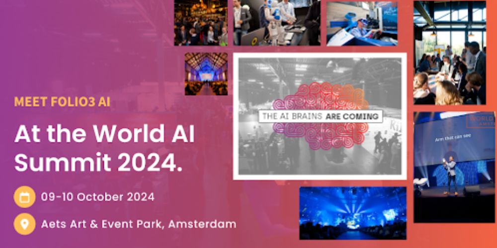 Meet FOLIO3 AI at the World AI Summit 2024